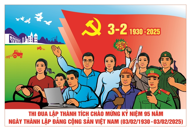 Đề cương tuyên truyền kỷ niệm 95 năm ngày thành lập Đảng Cộng sản Việt Nam (03/02/1930 - 03/02/2025)